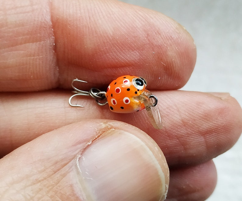World's Smallest Wooden Super Ultra Light Fishing Lure- 6 Mm - 0.24 ...