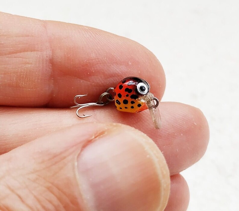 World's Smallest Wooden Super Ultra Light Fishing Lure- 6 Mm - 0.24 ...