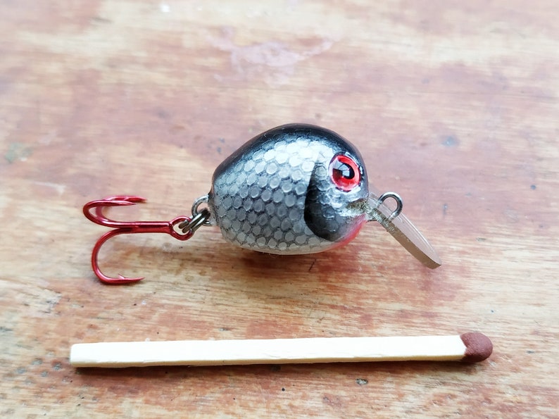 1,5 CM 0.6 INCH Micro Handmade Wooden Crankbait Fishing Lure - Etsy