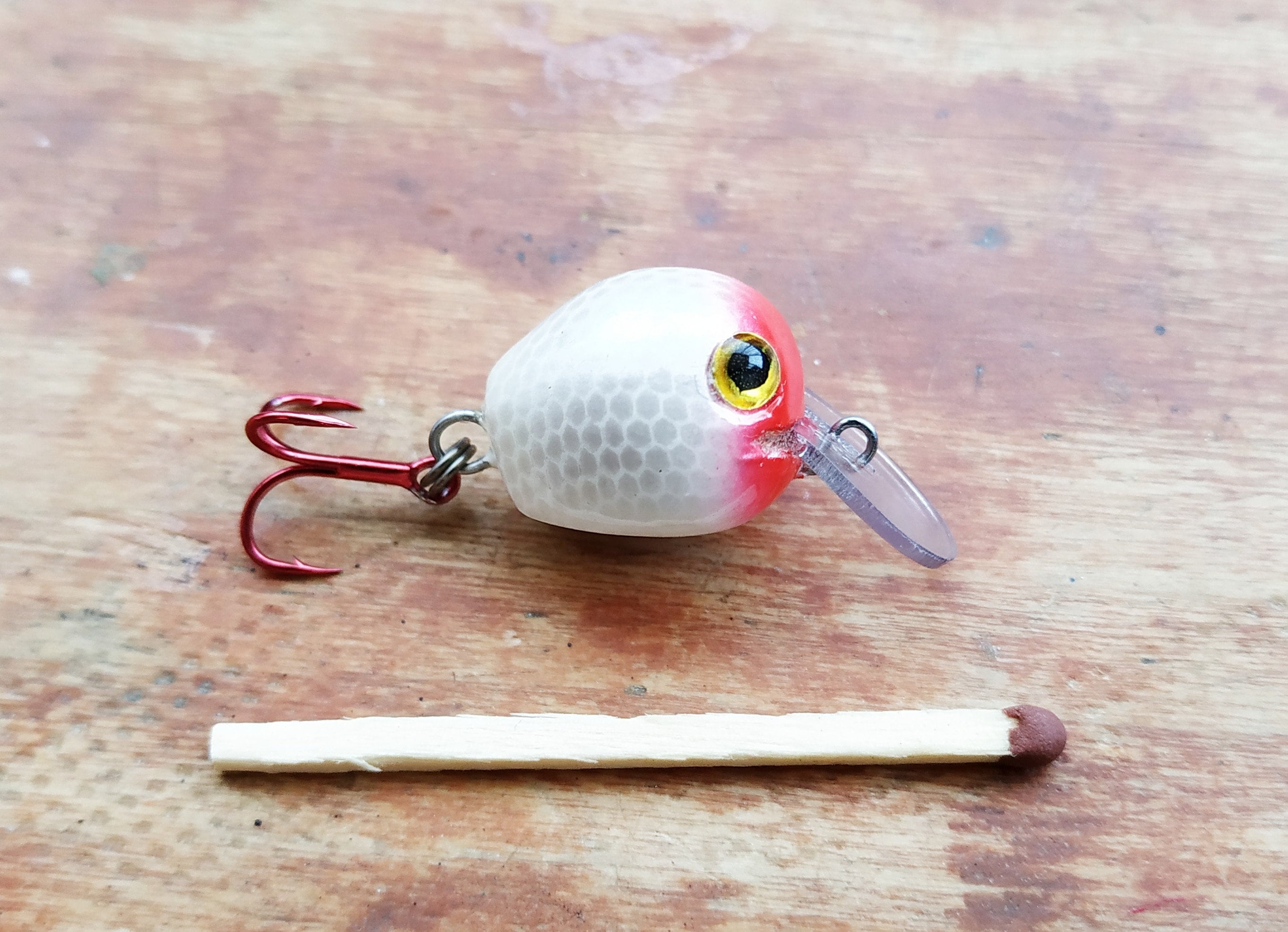 1,5 CM 0.6 INCH Micro Handmade Wooden Crankbait Fishing Lure - Etsy
