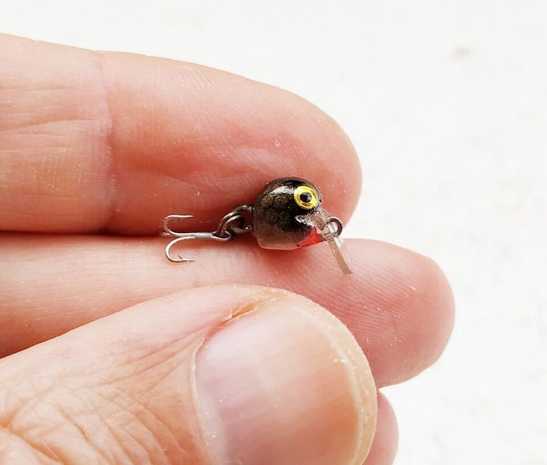 World's Smallest Wooden Super Ultra Light Fishing Lure 6 Mm 0.24 Inch ...