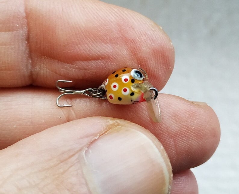 World's Smallest Wooden Super Ultra Light Fishing Lure- 6 Mm - 0.24 ...