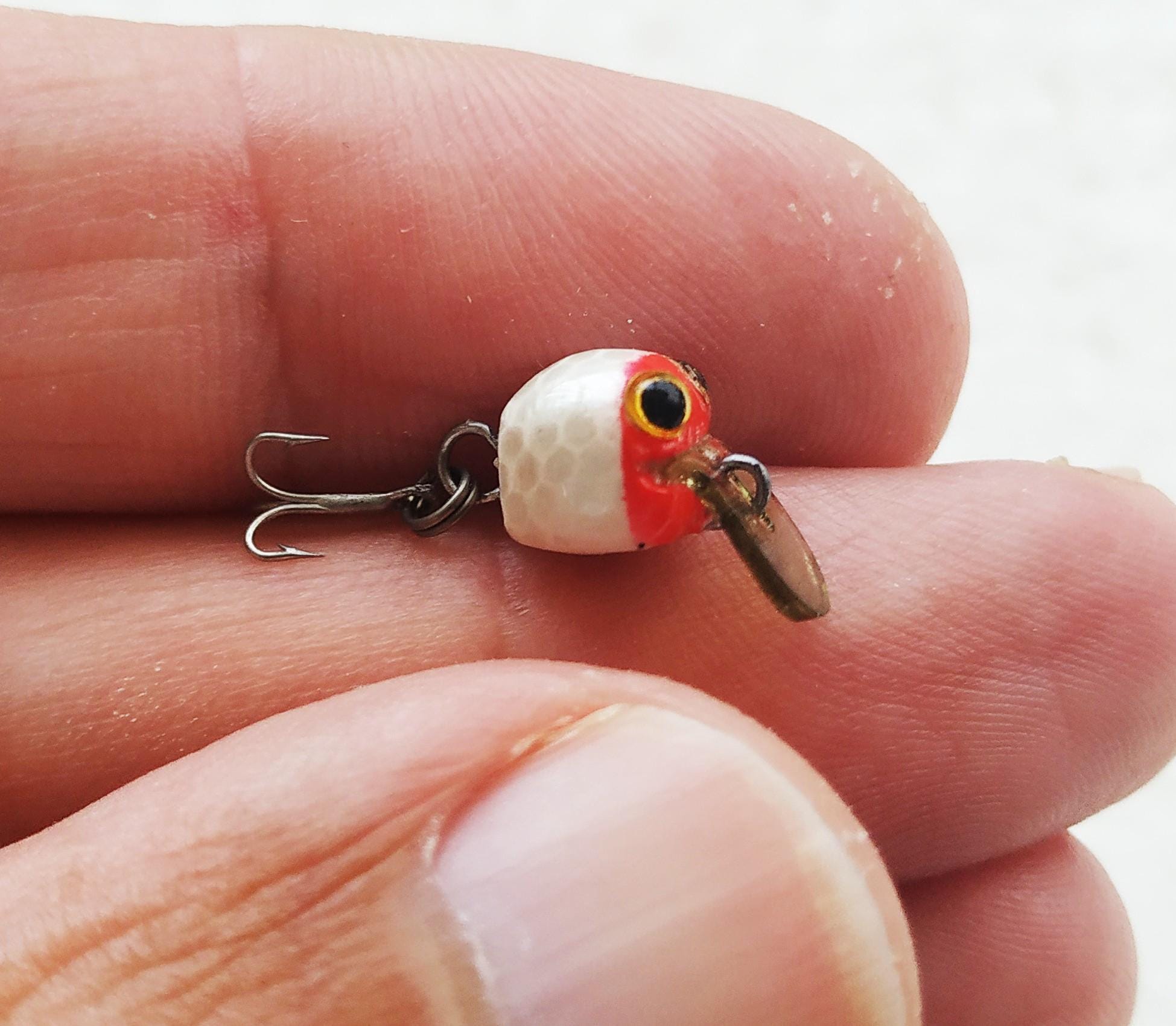 World's Smallest Wooden Super Ultra Light Fishing Lure- 6 Mm - 0.24 ...