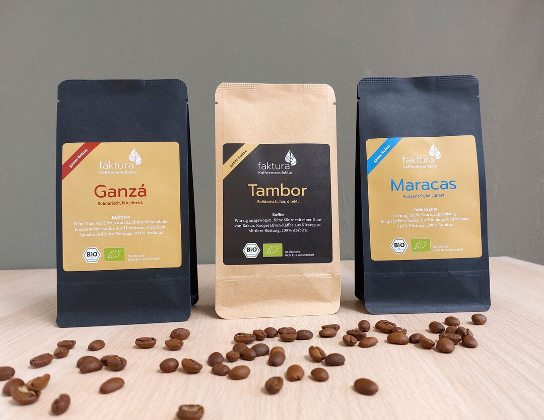 Organic Coffee Tasting Set for Explorers 3 X 100g Coffee From a ...