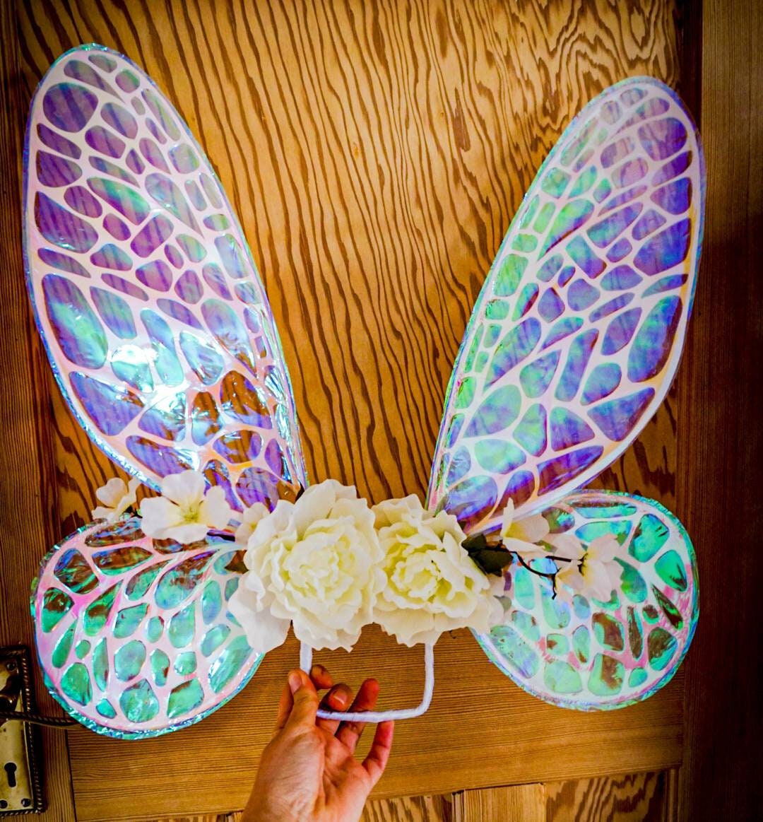 Realistic Irridescent Fairy Wing Tinkerbell Dragonfly Costume - Etsy UK