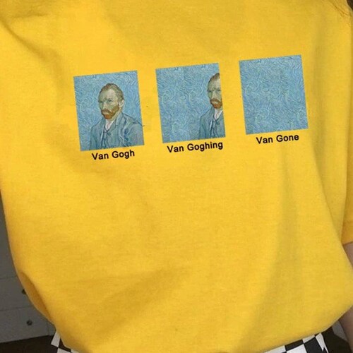 Vincent Van Gogh Shirt Mens Van Going Van Gone Van Gogh - Etsy