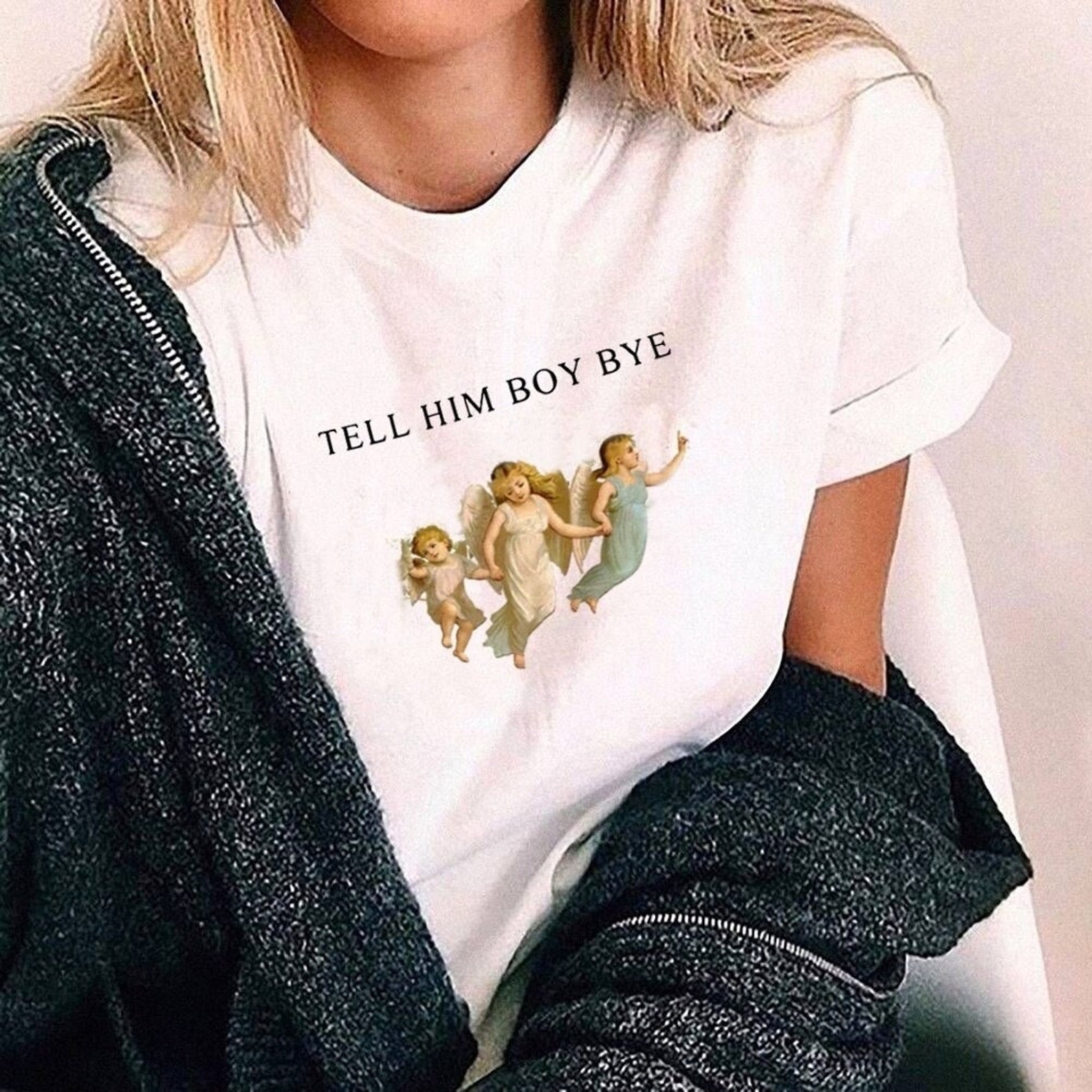 Boy Bye T Shirt , Angel Shirt , Aesthetic Clothing , Aesthetic Shirt ...