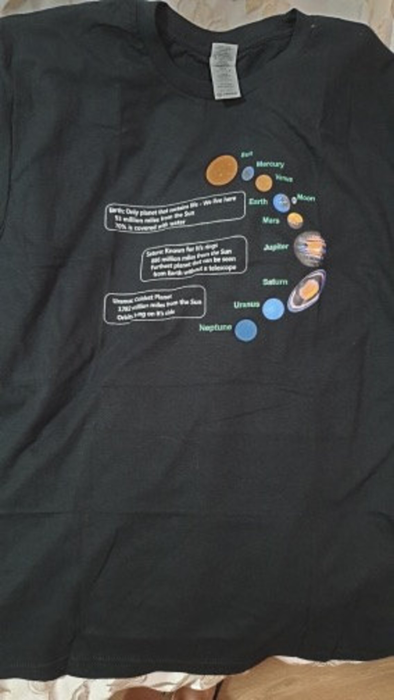 Solar System Shirt , Planets Tshirt , Cosmic Shirt , Aesthetic Clothing ...