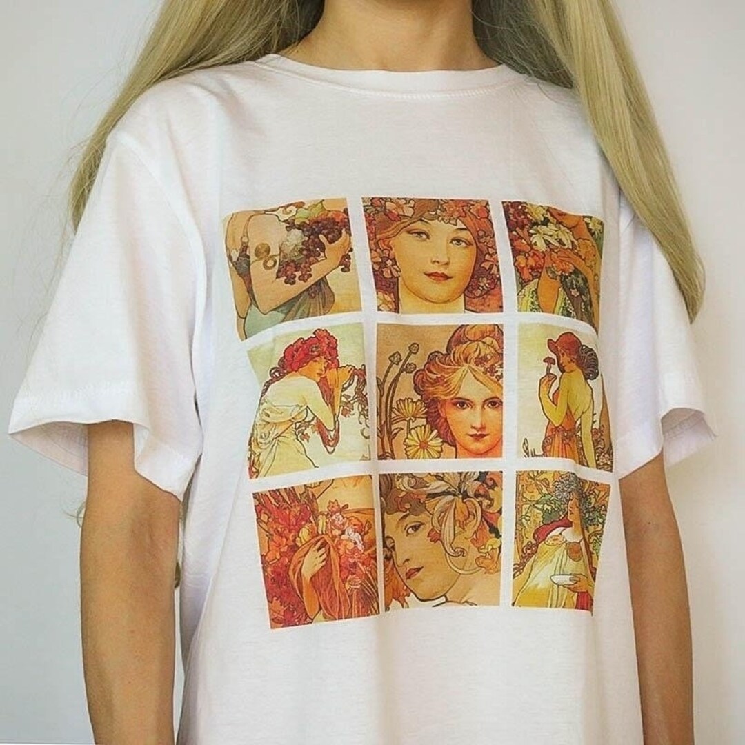 Mucha Shirt , Alfonse Mucha T Shirt , Aesthetic Clothes , Art Lover ...