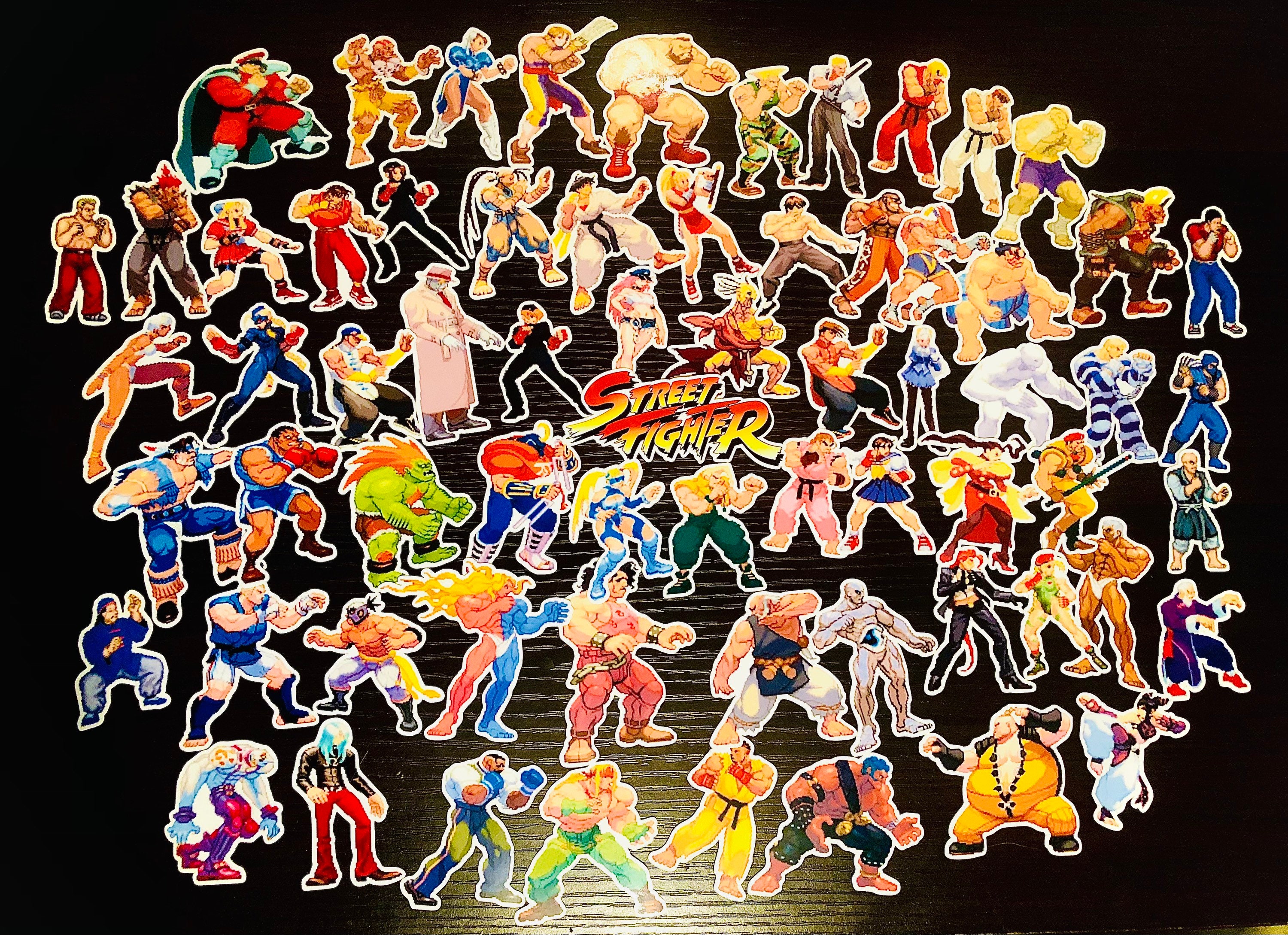 Huge Fighting Game Sticker Pack! - Over 60 Characters! - Etsy