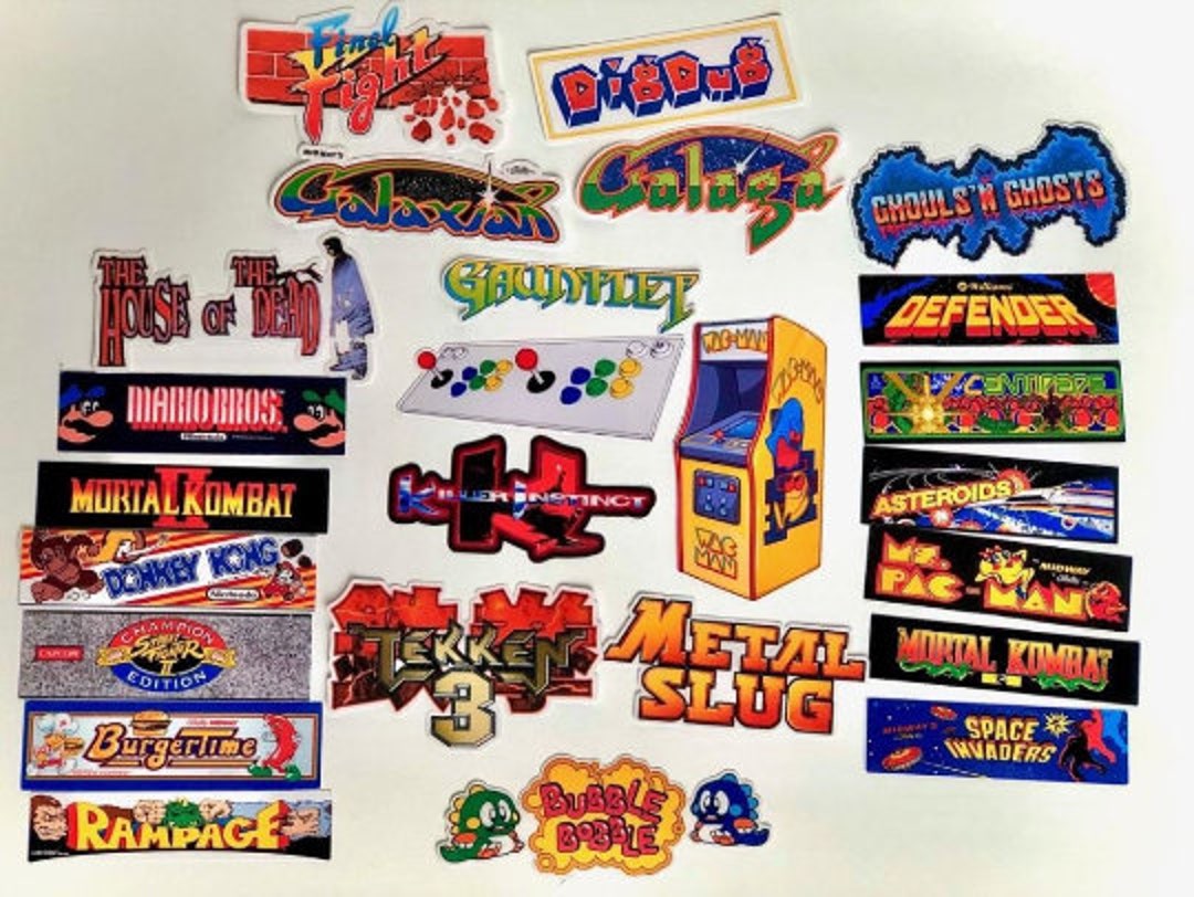 Arcade Lovers ! - Arcade Stickers - Arcade Games - Waterproof Stickers ...
