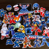 Mega Man 4 BOSSES Vinyl Decals Skull Man, Toad Man, Ring Man and More ...