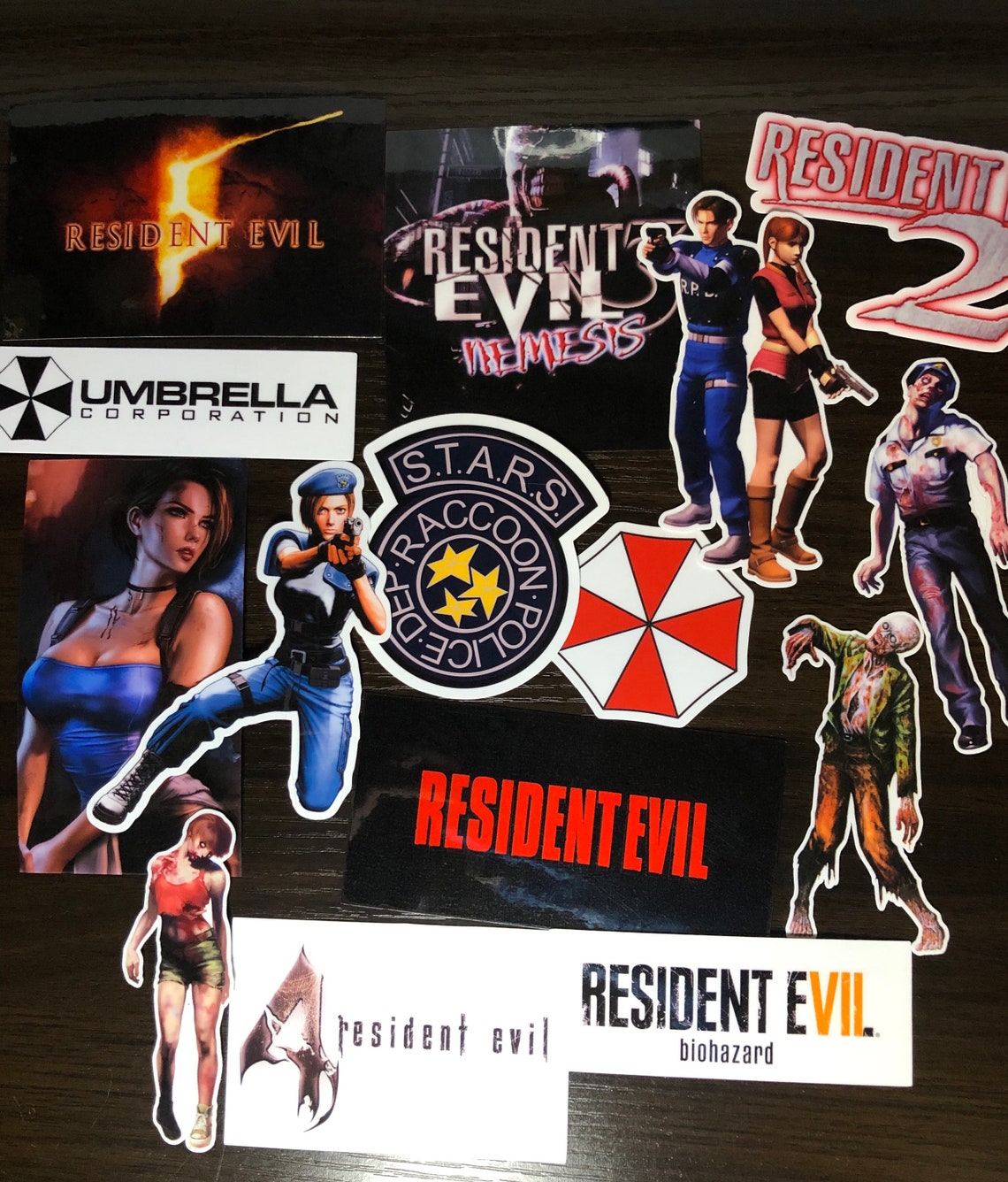 Resident Evil Sticker Set - Survival Horror Decals for Laptop, Phone - Etsy