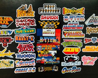 Arcade Stickers - Etsy