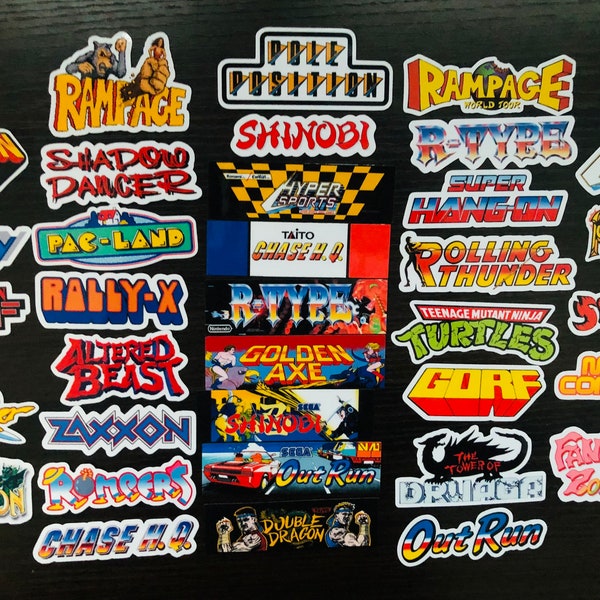 Arcade Stickers - Etsy