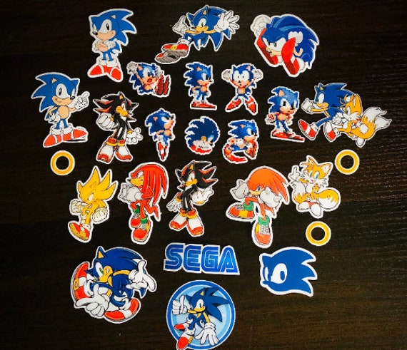 Classic Video Game Stickers Pack the Blue Hedgehog - Etsy