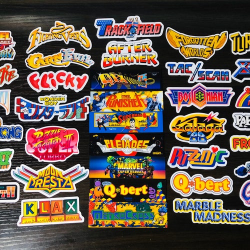 Arcade Lovers Part 2 Arcade Stickers Waterproof Stickers - Etsy