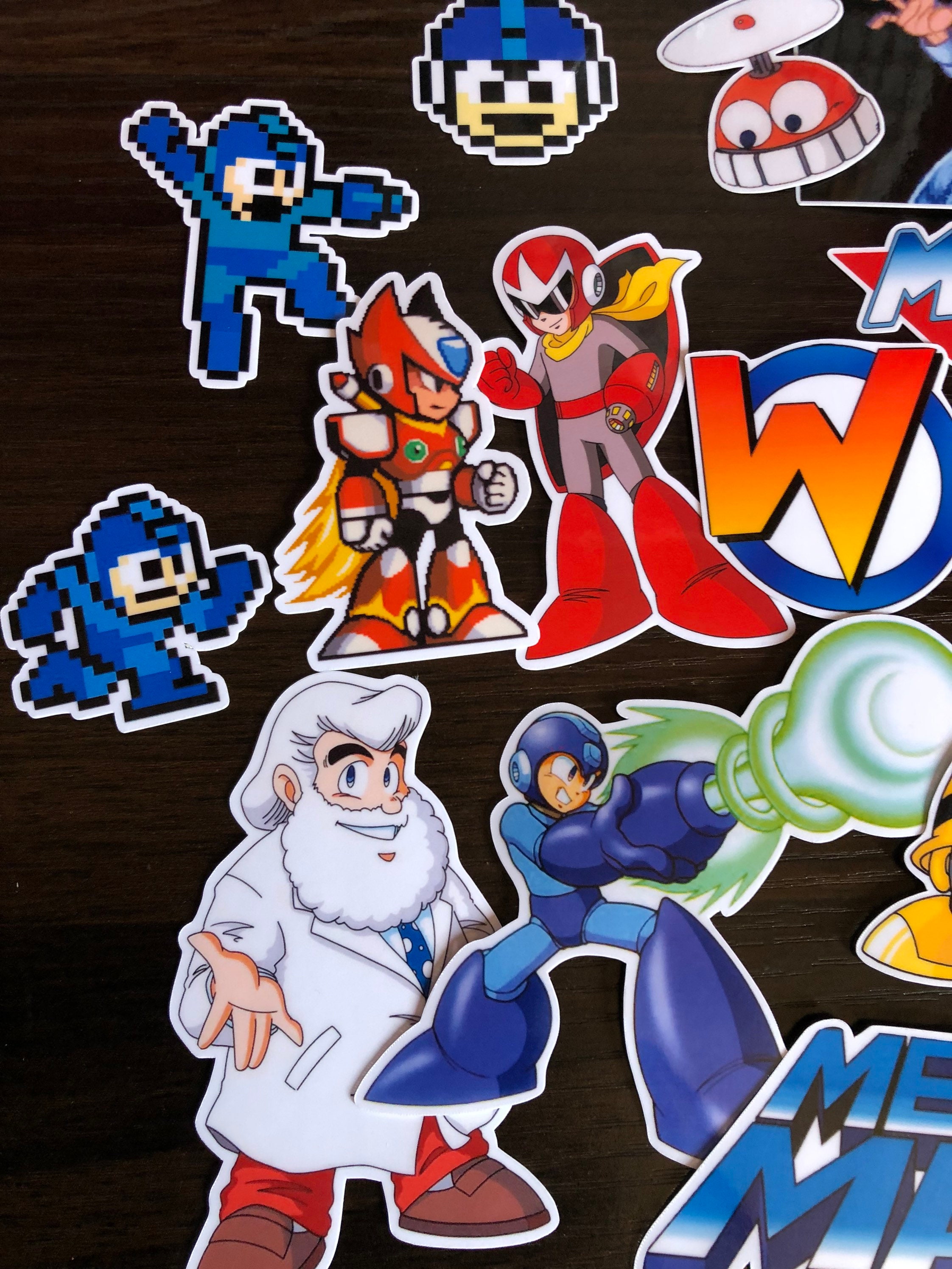 Mega Mann Video Game Sticker Pack Rock Man Perfect for - Etsy