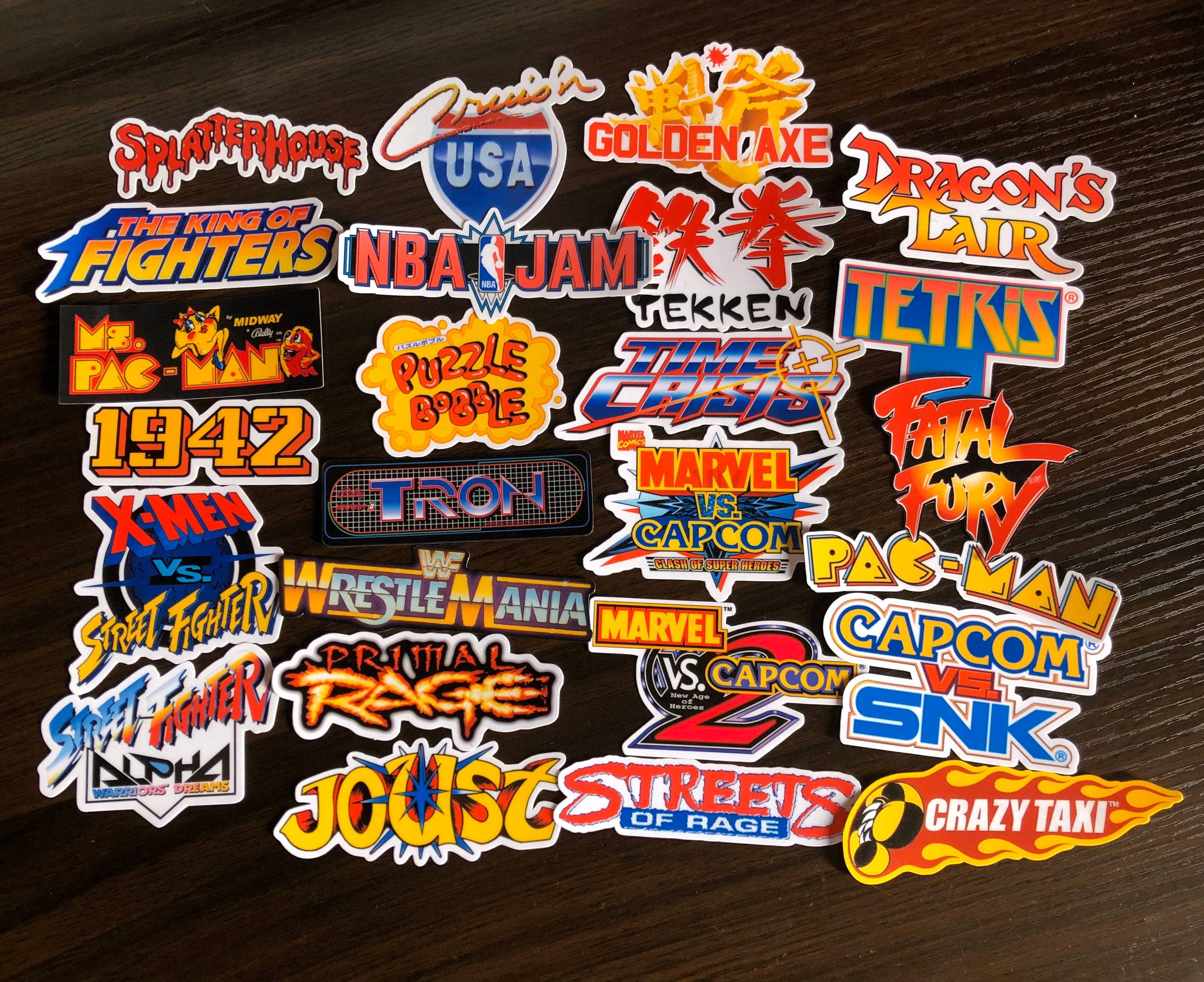 Arcade Lovers Part 2 Arcade Stickers Waterproof Stickers | Etsy Australia