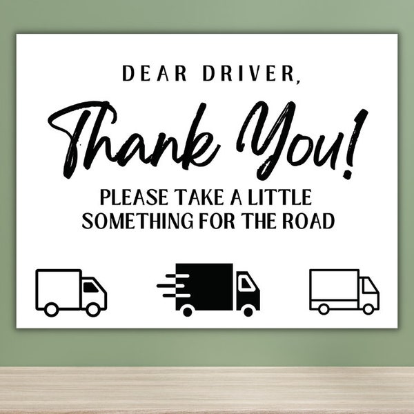 Printable Delivery Driver for Him - Etsy