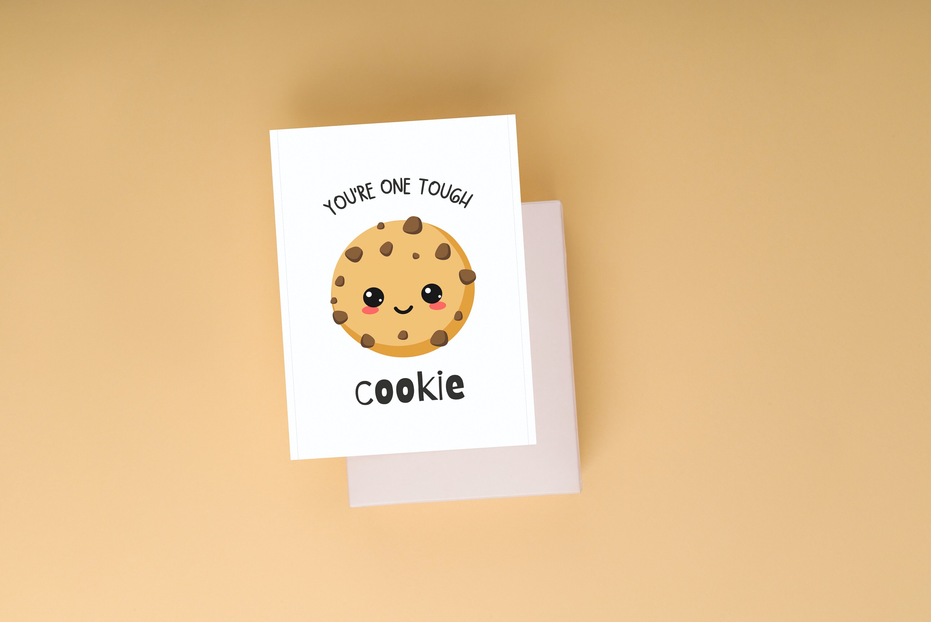 ONE TOUGH COOKIE Card Get Well Soon Encouragement Support Etsy ONE TOUGH COOKIE Card Get Well Soon Encouragement Support Etsy
