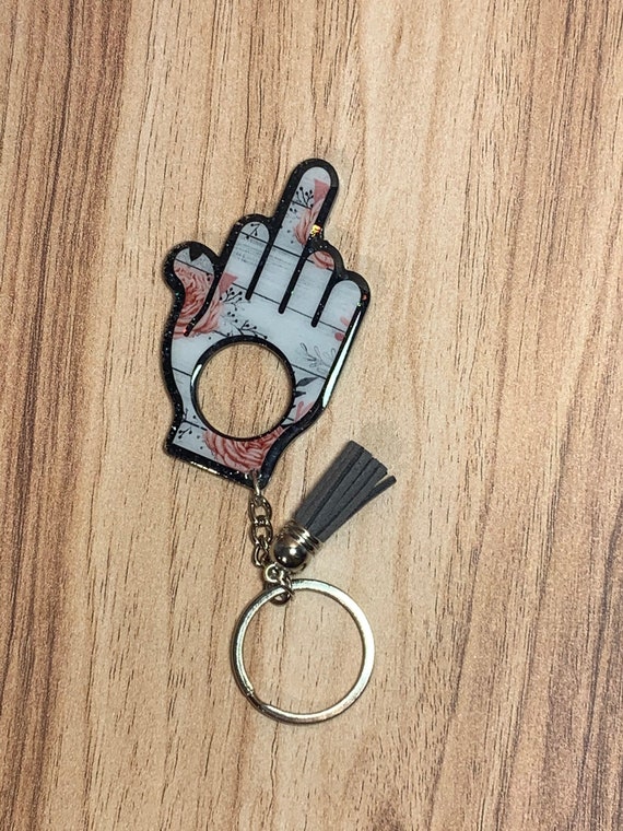 Middle finger button pusher | Etsy