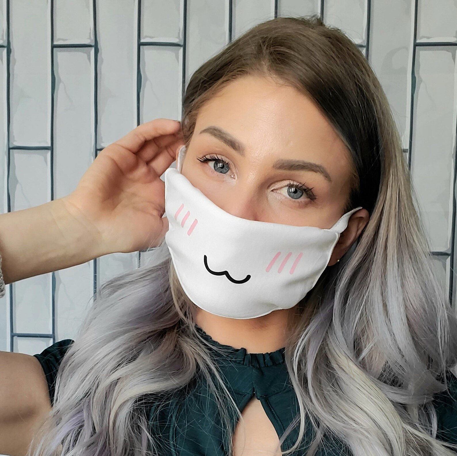 Cute Anime Face Masks 3 Pack | Etsy