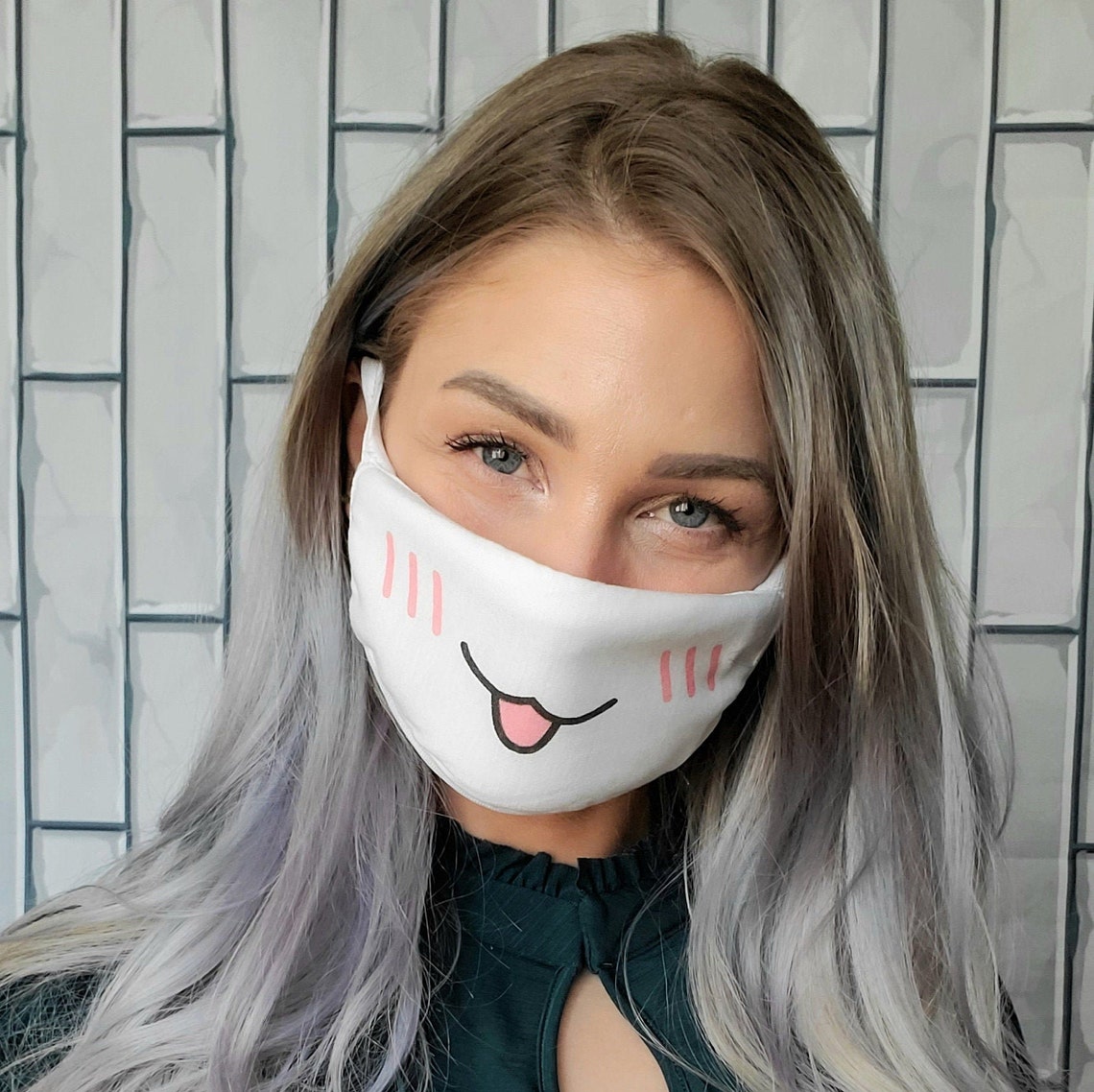 Cute Anime Face Masks 3 Pack | Etsy