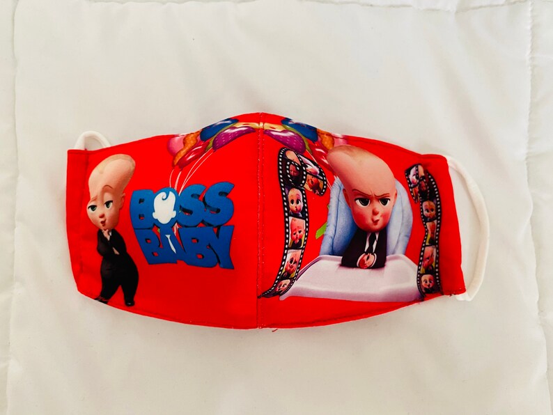 Kids Boss Baby Face Mask | Etsy