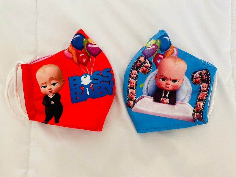Kids Boss Baby Face Mask | Etsy