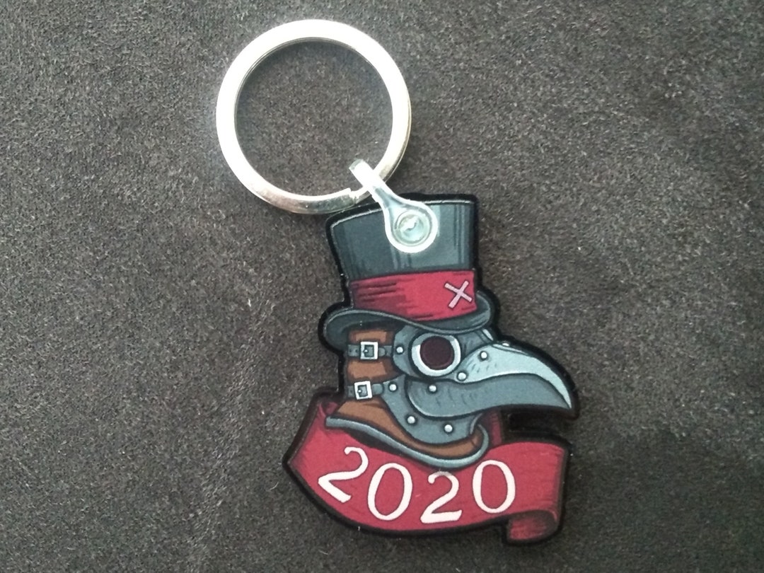 Doctor P the Plague Doctor Keyring - Etsy