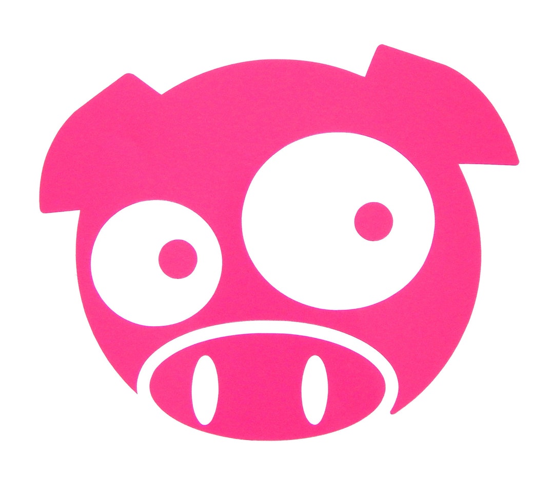 Pig Face Vinyl Decal Sticker for Car,truck,window,laptop Etc - Etsy