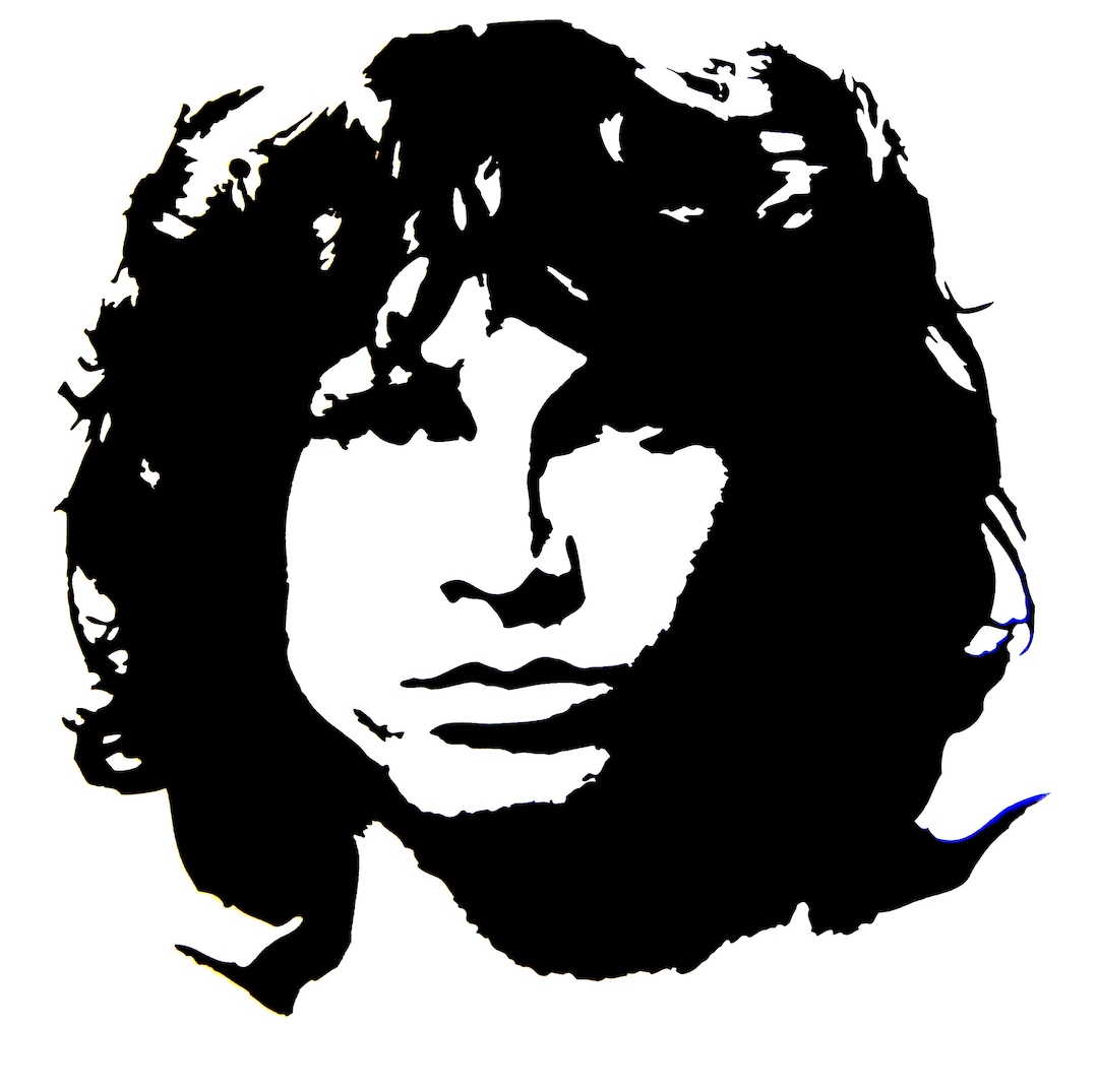 Jim Morrison Portrait Vinyl Decal Sticker for Car,truck,window,laptop ...