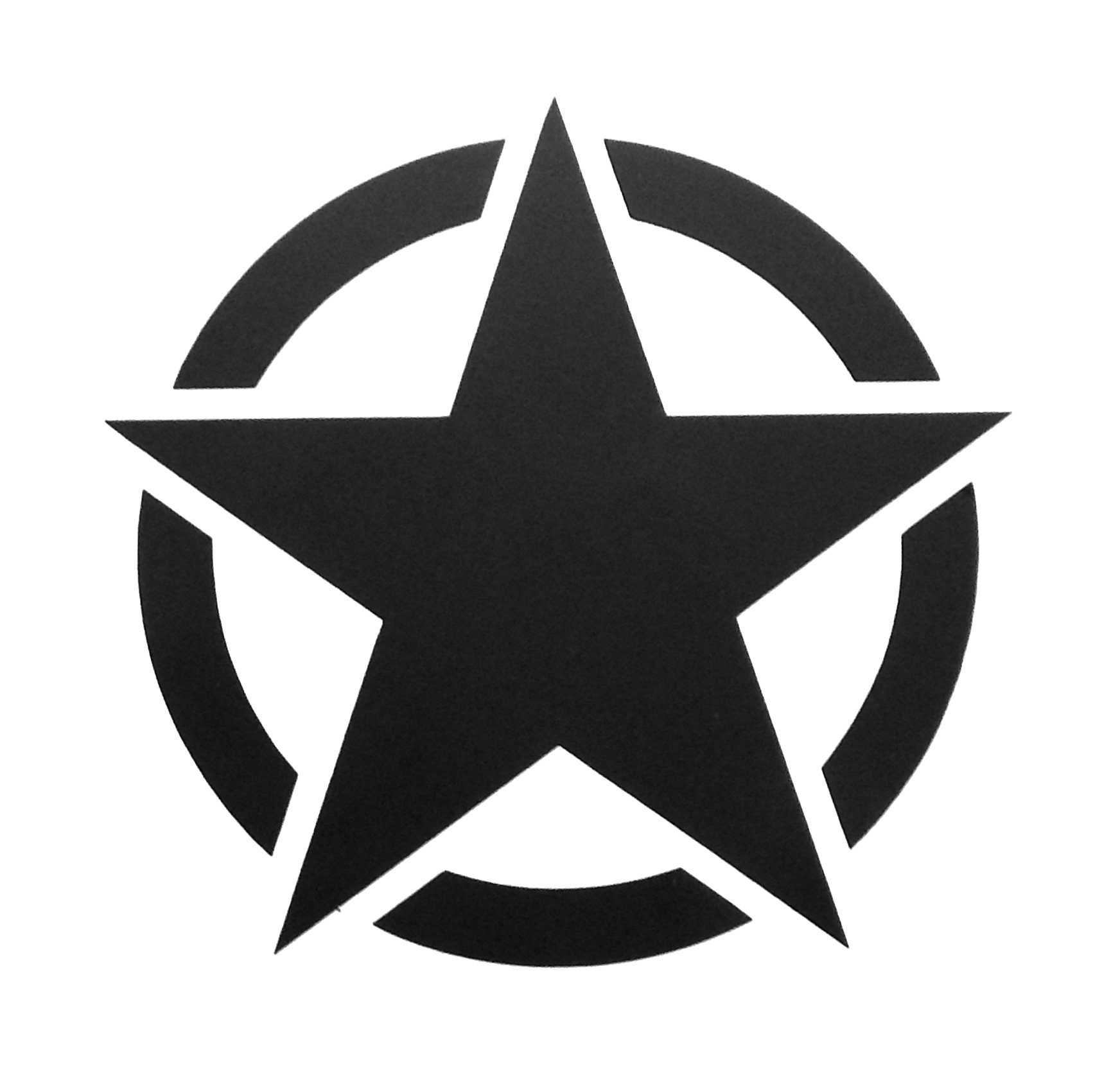 Military Star,army Star Vinyl Decal Sticker for Window,car,van,laptop ...