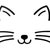 Cat Face Vinyl Decal Sticker for Window,car,truck,laptop,van,camper ...