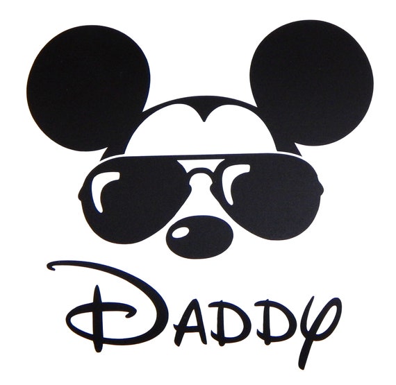 Daddy Mickey Mouse Disney Inspired Vinyl Decal Sticker for - Etsy Australia
