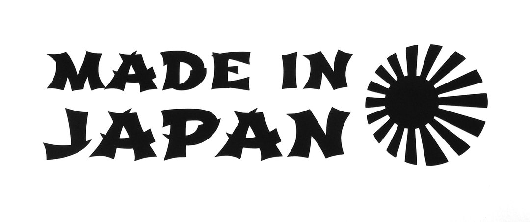 Made in Japan Vinyl Decal Sticker for Car,truck,window,van,motorbike ...