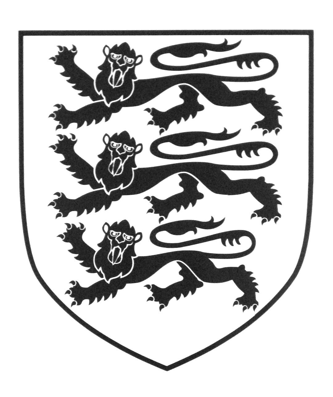 Three Lions Royal Arms of England Vinyl Decal Sticker - Etsy