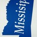 Missisipi Map Flag Vinyl Decal Sticker for Window,car,truck,van,etc. - Etsy