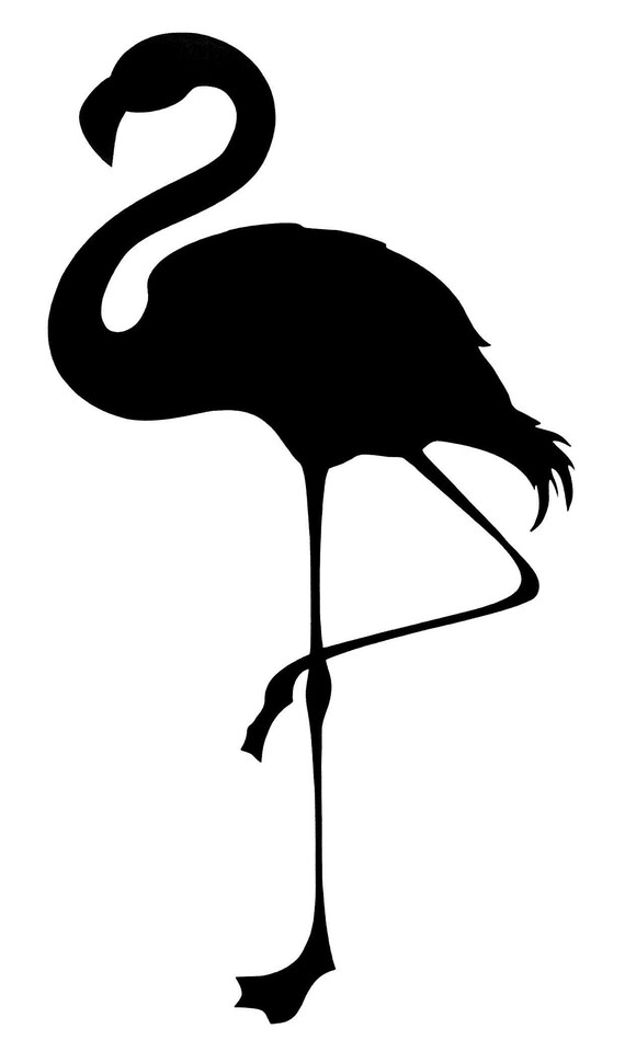 Flamingo Vinyl Decal Sticker for cartruckwindowlaptopetc. | Etsy