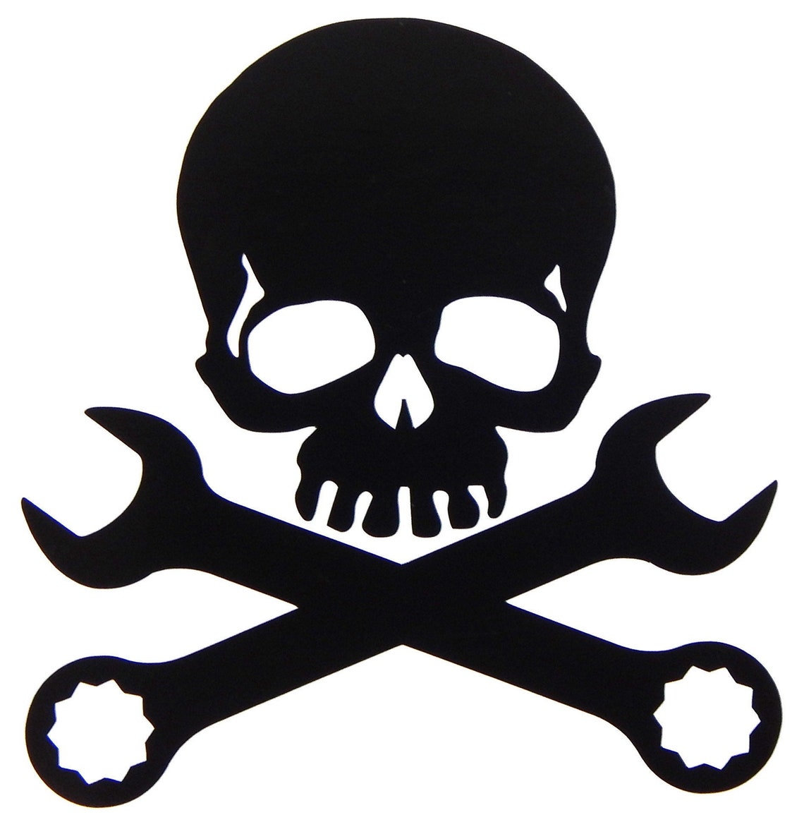 Totenkopf-Vinyl-Aufkleber für Fenster, Auto, LKW, Lieferwagen, Laptop ...