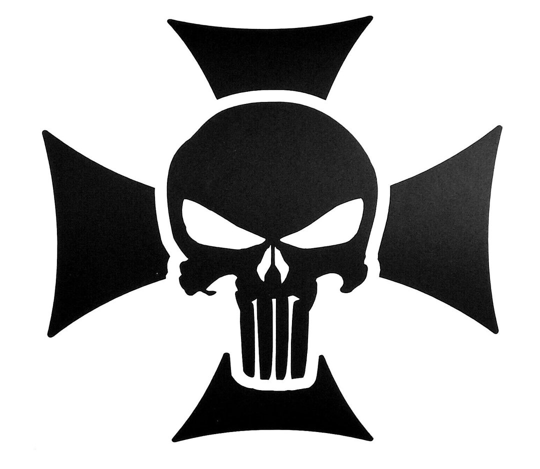 Maltese Cross Punisher Inspired Vinyl Decal Sticker for Car,truck ...