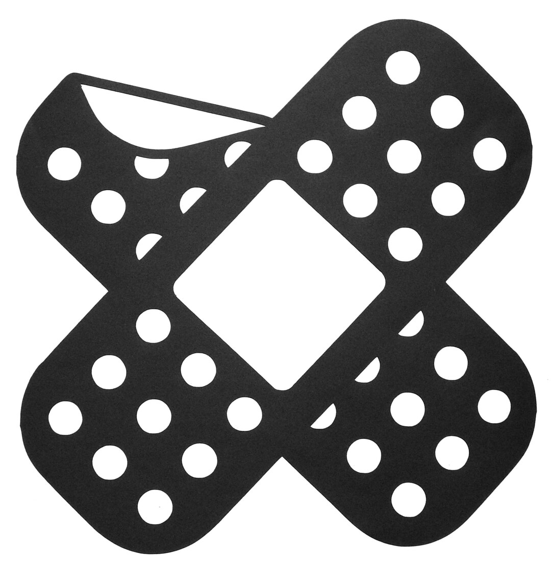 Band Aid Crossed Vinyl Decal Sticker for Car,truck,window,laptop,etc ...
