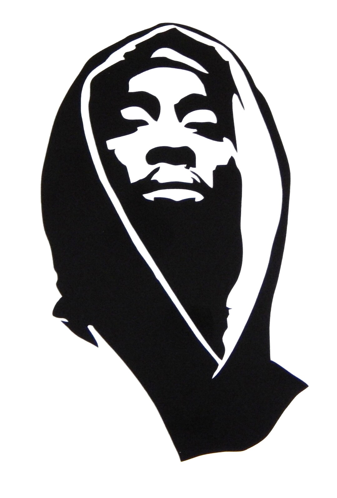 Tupac Shakur Portrait Vinyl Decal Sticker for Car,truck,window,laptop ...