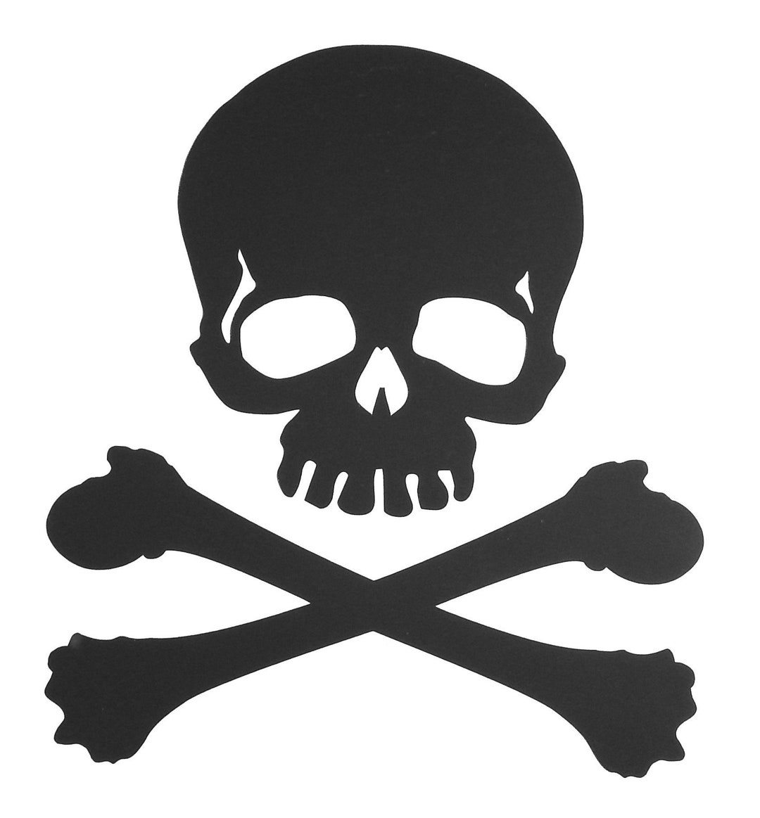 Skull Crossbones Vinyl Decal Sticker for Window,car,truck,van,laptop ...