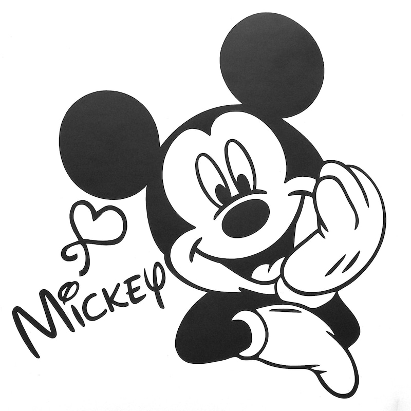 Mickey Mouse Decal - Etsy