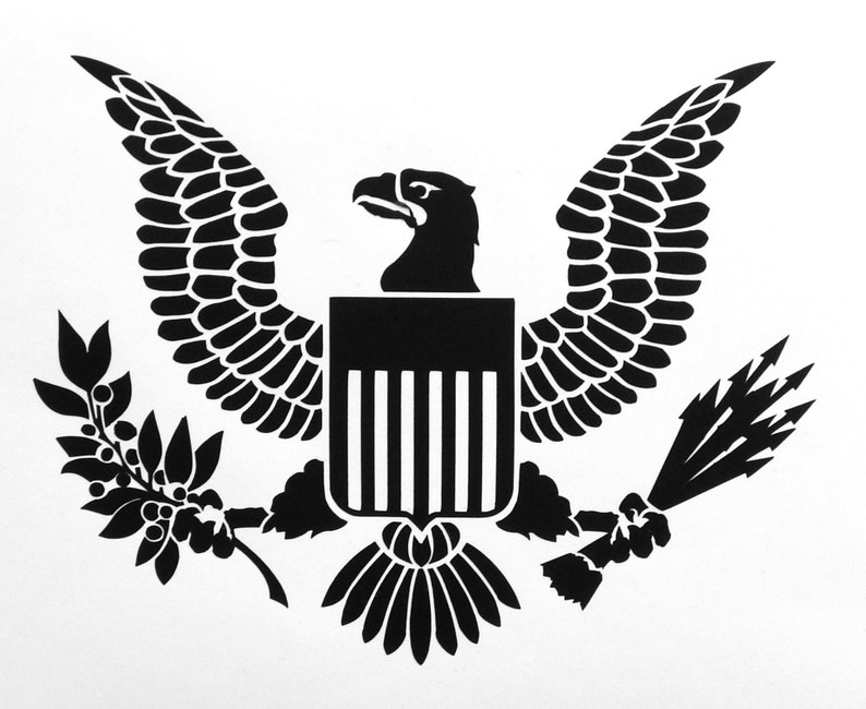 American Eagle Great Seal Symbol Vinyl Decal Sticker for Window,car ...