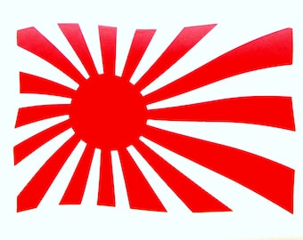 Rising Sun Decal JDM Car Window Decal Laptop Decal - Etsy