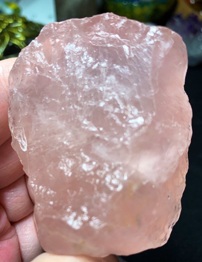 Raw Rose Quartz Specimen 2.42.7 | Etsy