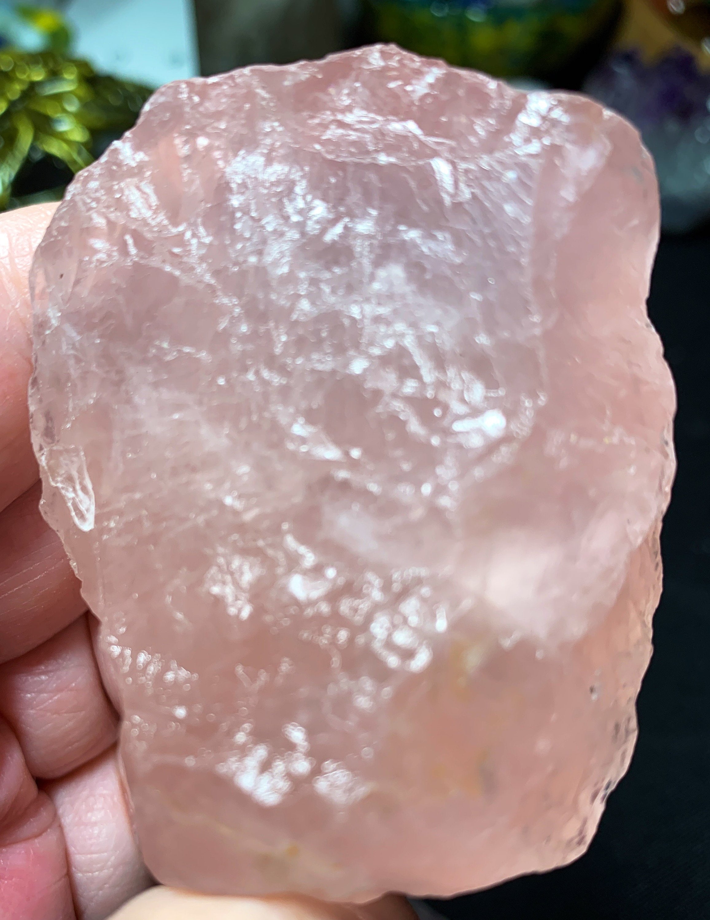 Raw Rose Quartz Specimen 2.42.7 - Etsy